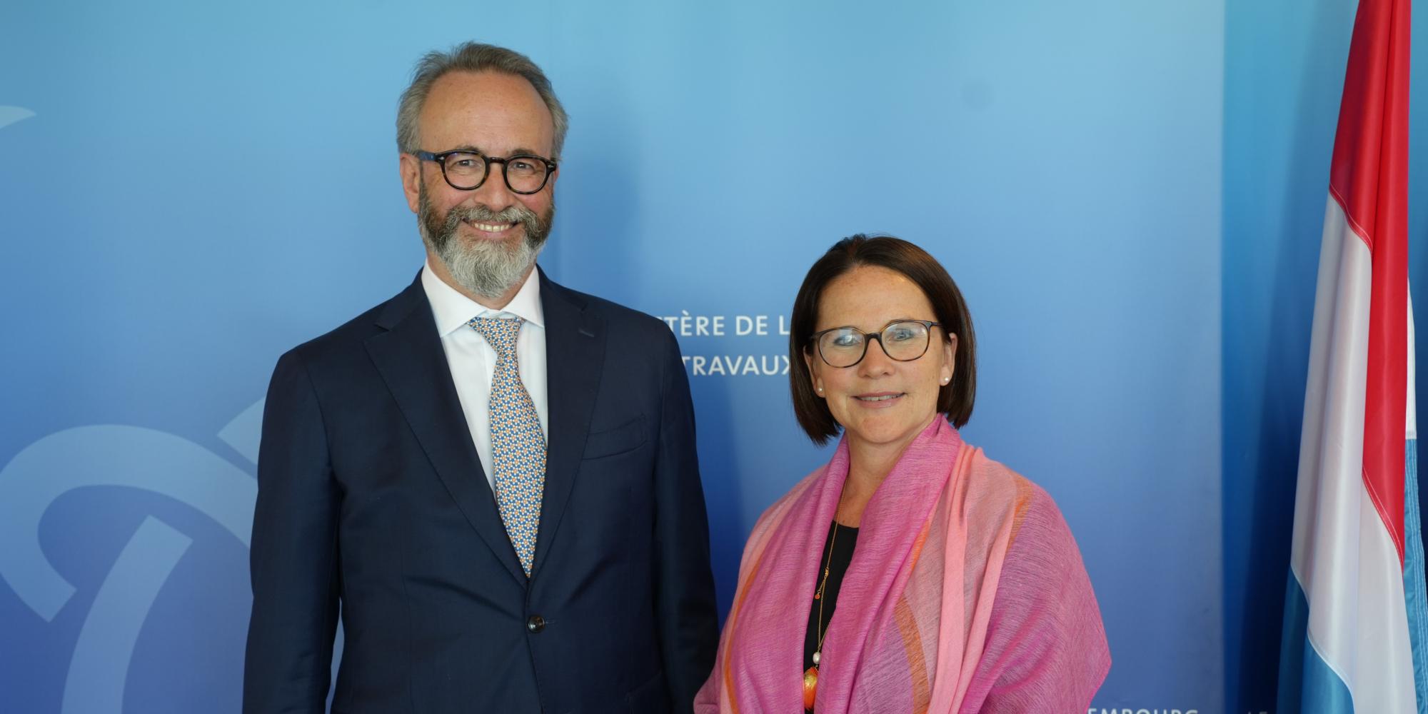 Andrea Drescher nommé et assermenté directeur de l’Administration de la ...