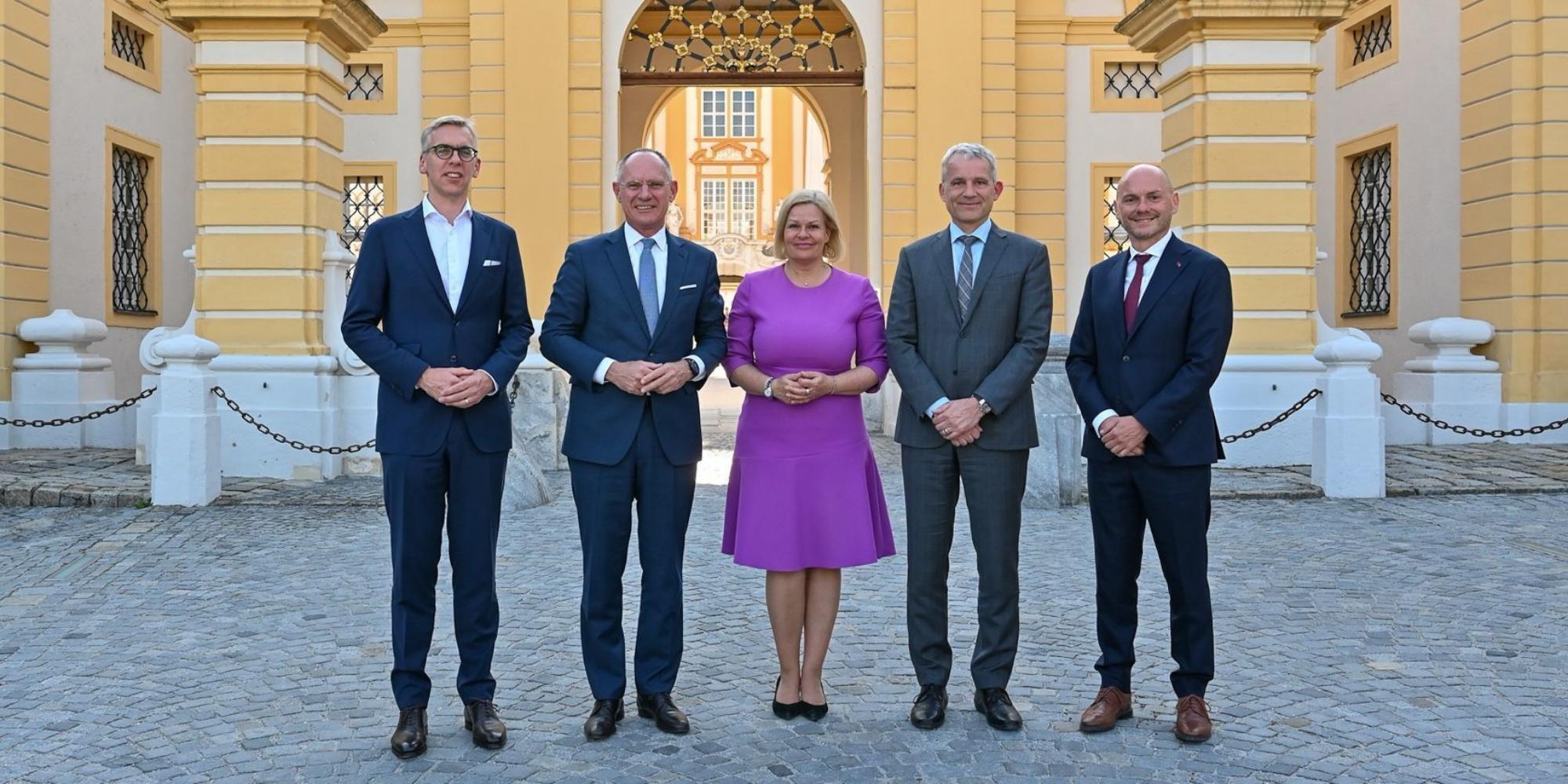 Léon Gloden beim Treffen der deutschsprachigen Innenministerinnen und ...