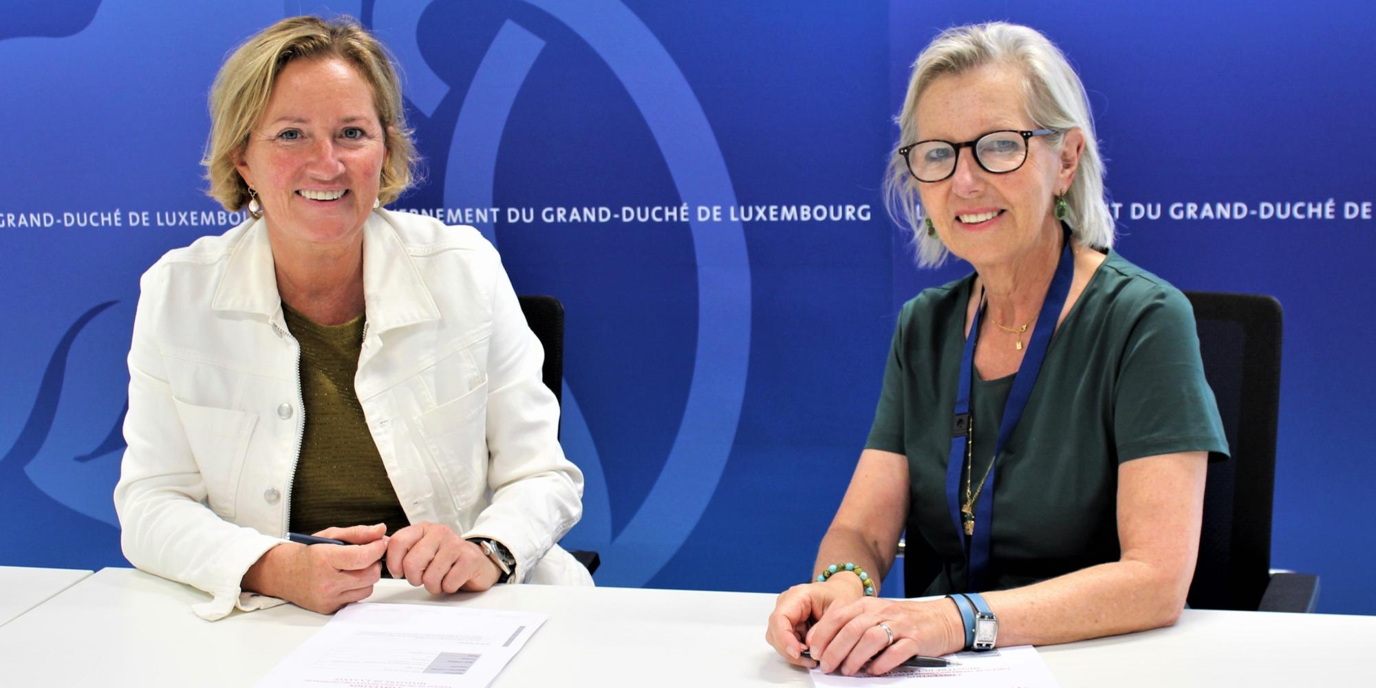 Paulette Lenert signe une convention avec les Archives nationales de ...