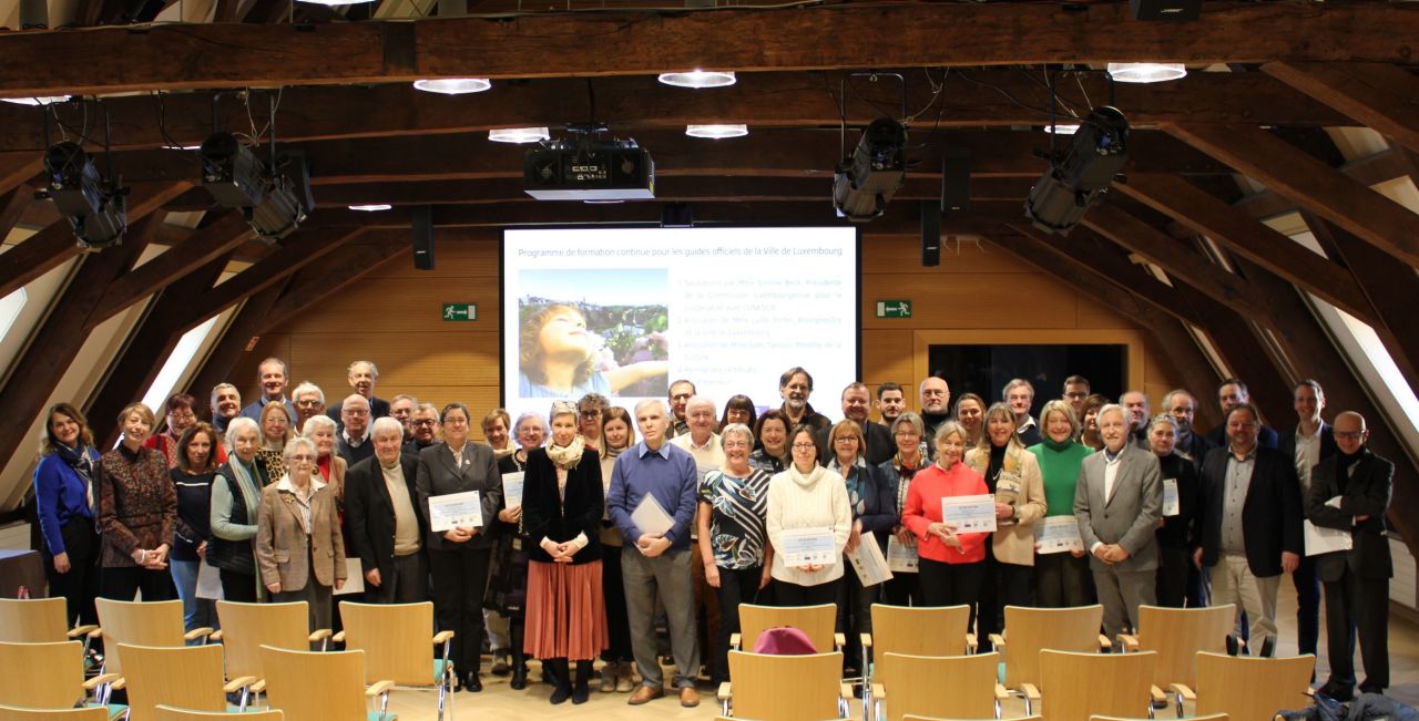Formation de guides officiels de la Ville de Luxembourg pour "Ville de ...