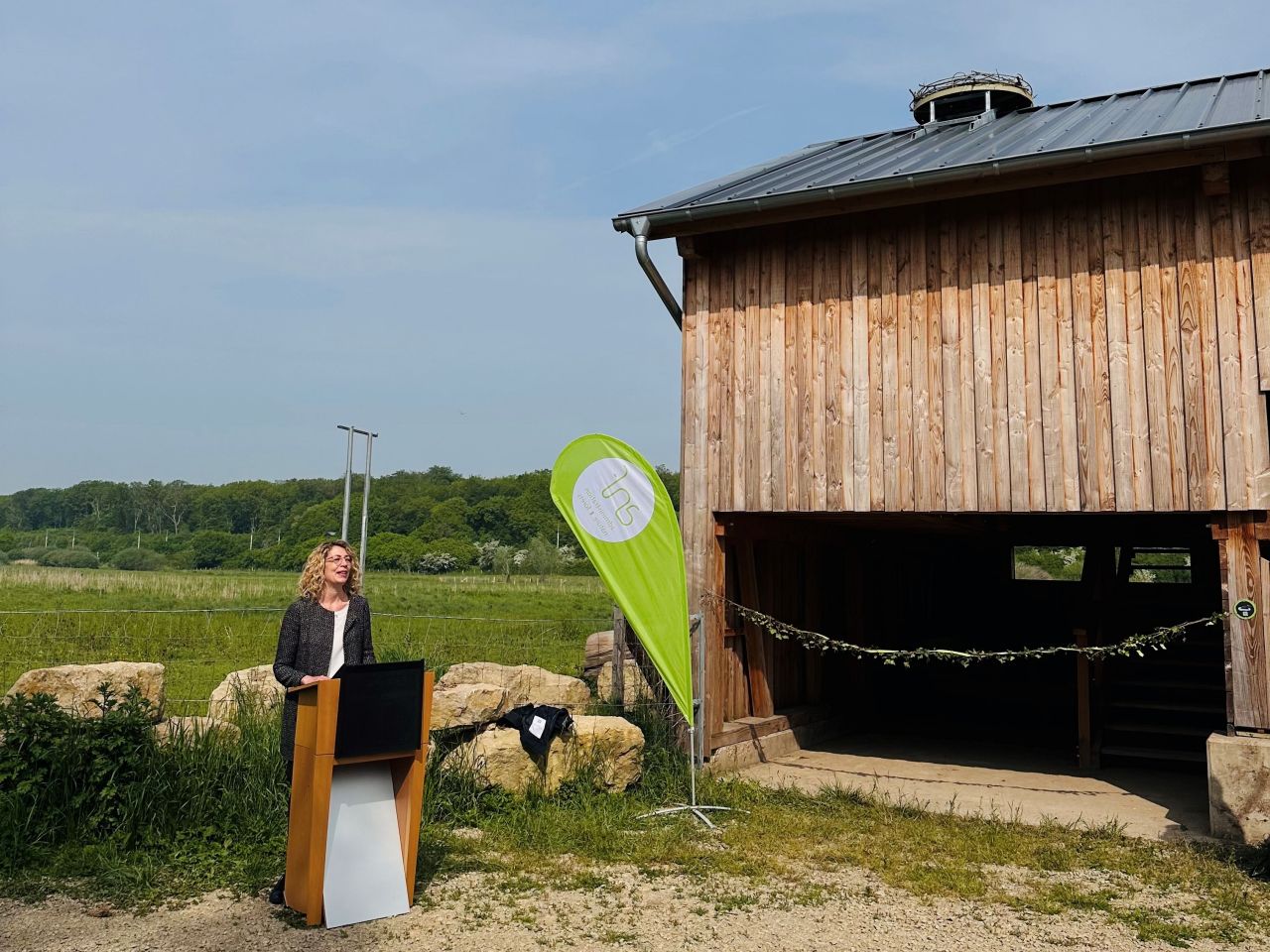 Inauguration du projet de pâturage d’intégrité écologique à buffles d ...