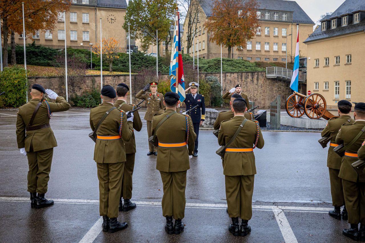 Visite au Luxembourg de l'amiral Michel Hofman, "Chief Of Defence" de ...