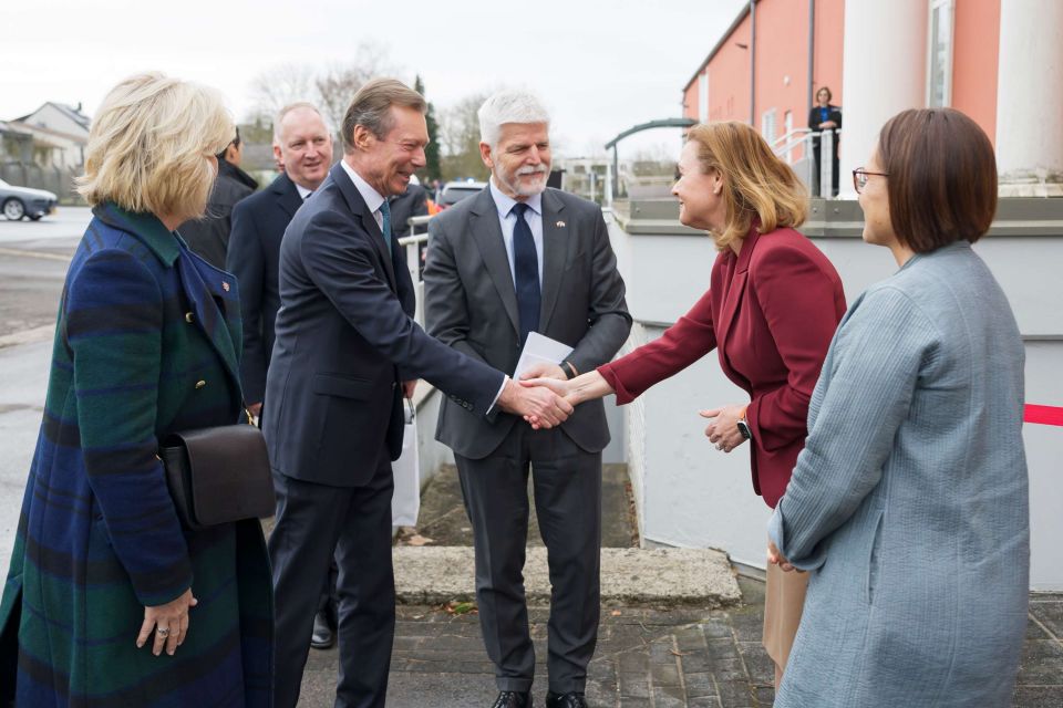 Visite d'État au Luxembourg du président de la République tchèque, Petr ...