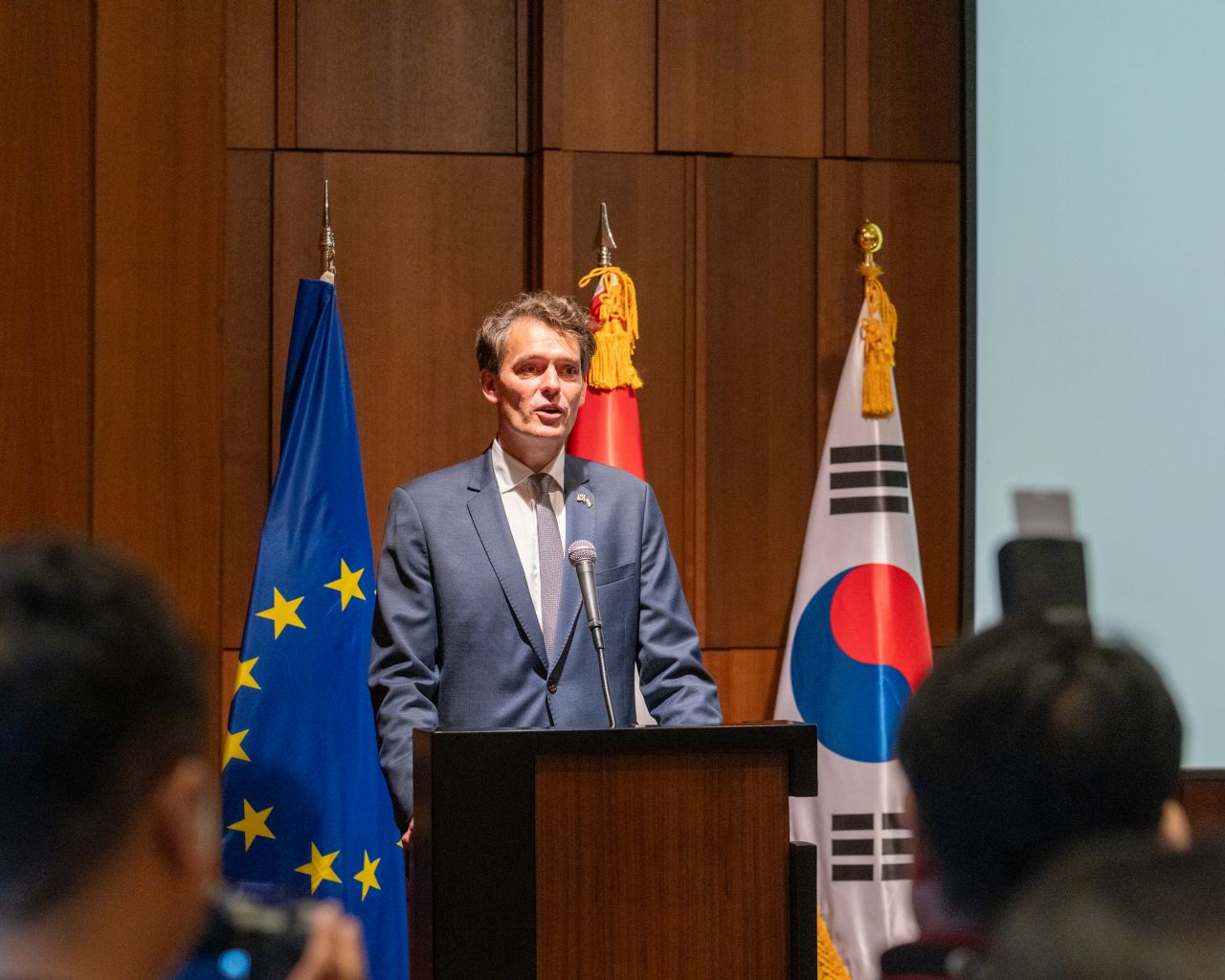 First part of the working visit by Xavier Bettel and Stéphanie Obertin ...