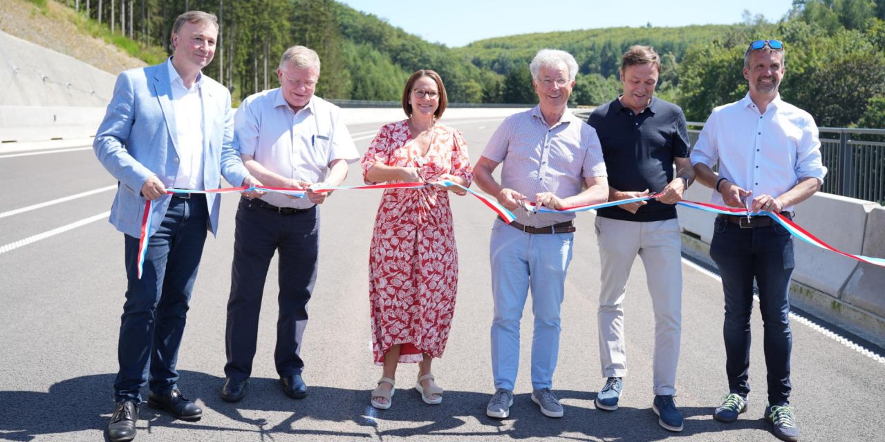 Inauguration d'un tronçon de la piste cyclable PC21 (Clervaux ...