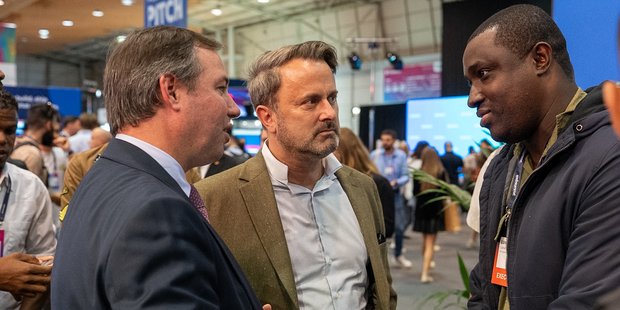 S.A.R. le Grand-Duc héritier et Xavier Bettel au Web Summit à Lisbonne ...