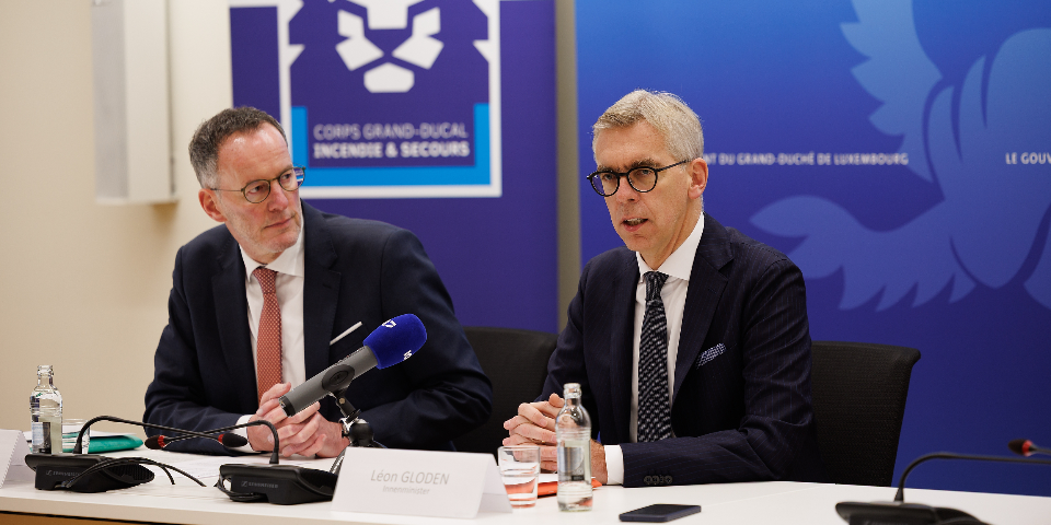 Léon GLODEN - Le gouvernement luxembourgeois