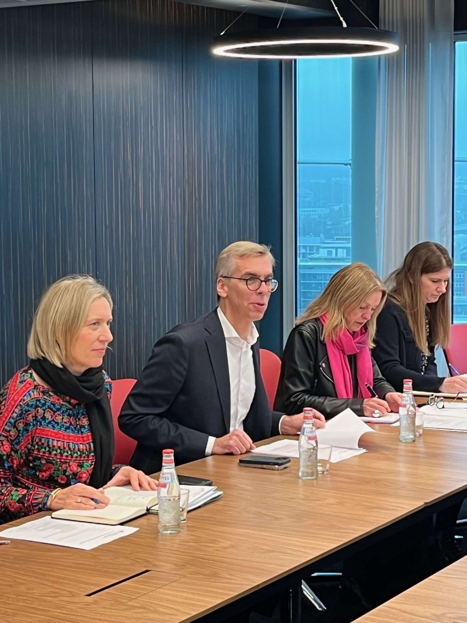 Léon Gloden a reçu aujourd'hui la présidente et des représentants du ...