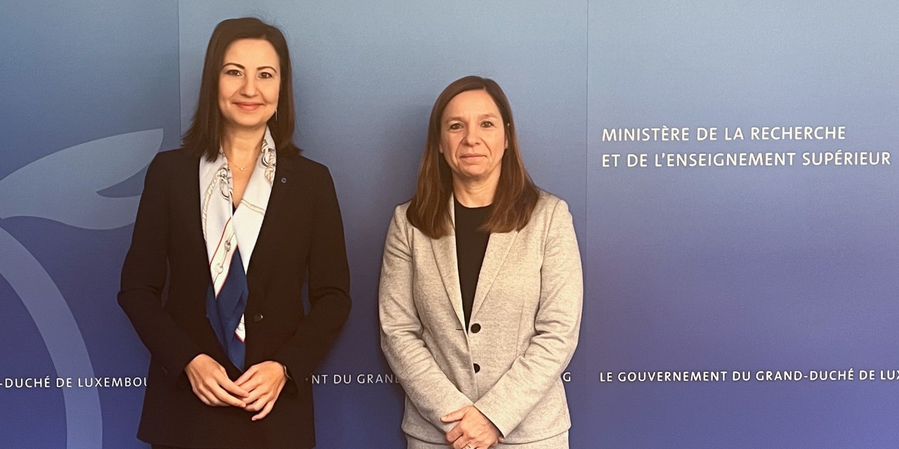 Entrevue de la ministre Stéphanie Obertin avec la commissaire ...