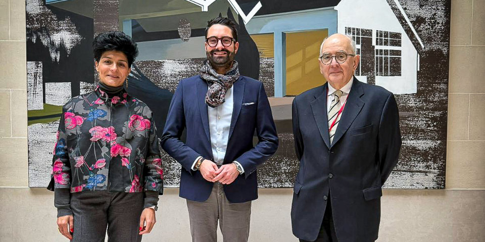 Eric Thill a reçu le directeur sortant de l’Institut Pierre Werner ...